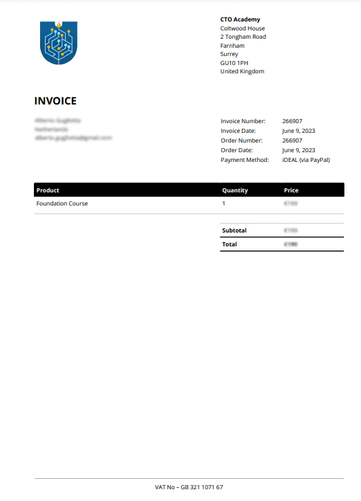 How to Expense your Foundation Course - CTO Academy